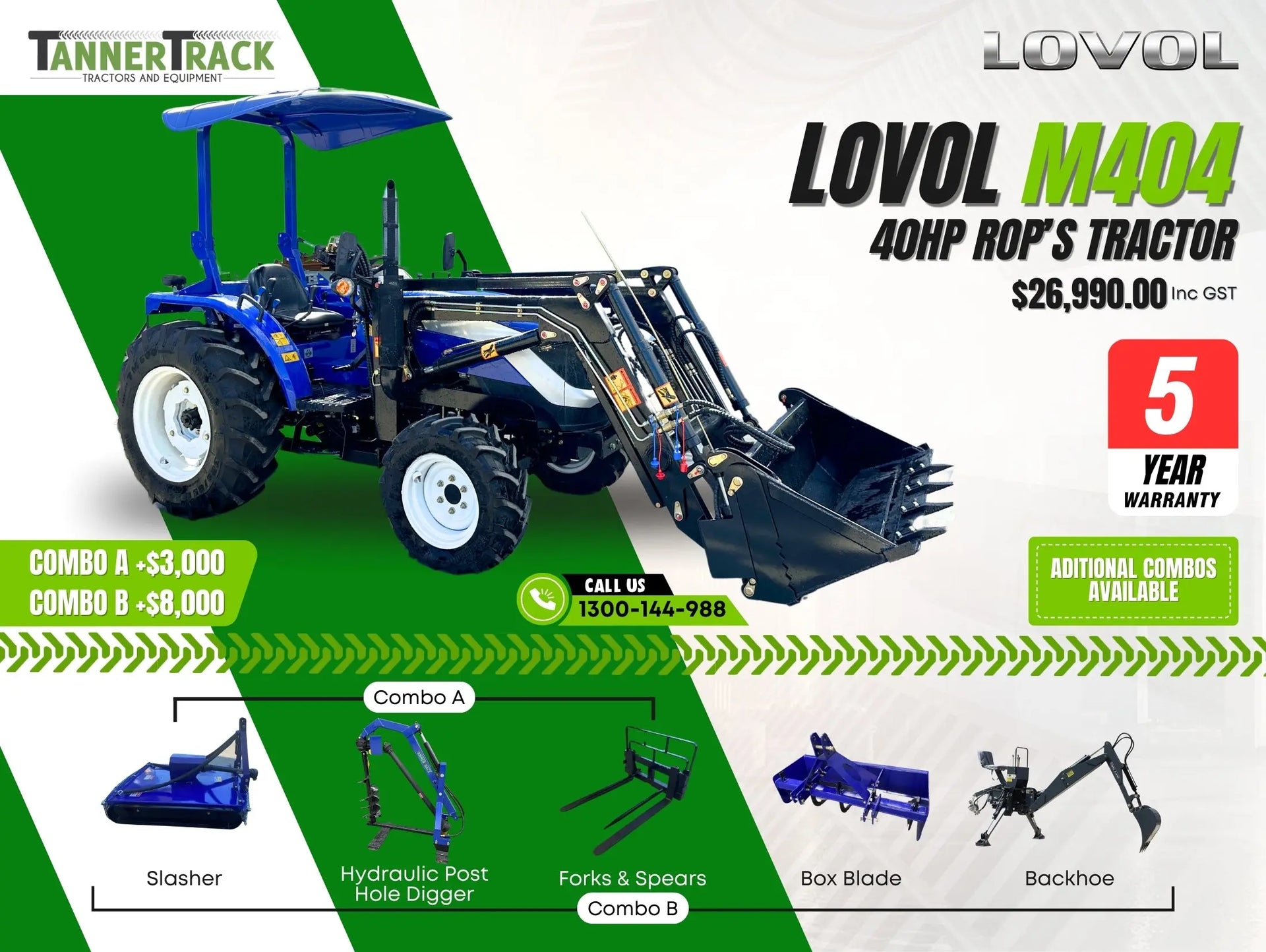 LOVOL Tractors Australia | LOVOL Tractor for Sale – Tannertrack Pty Ltd