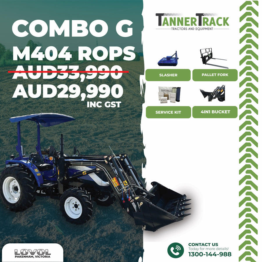 LOVOL M404 TE, 40hp Rop's Tractor